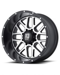 KMC XD WHEELS GRENADE XD820 BLACK MACHINED | Showster