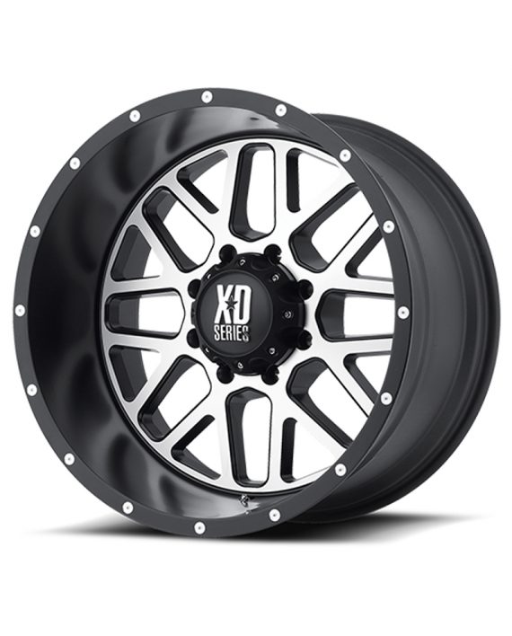 KMC XD WHEELS GRENADE XD820 BLACK MACHINED | Showster