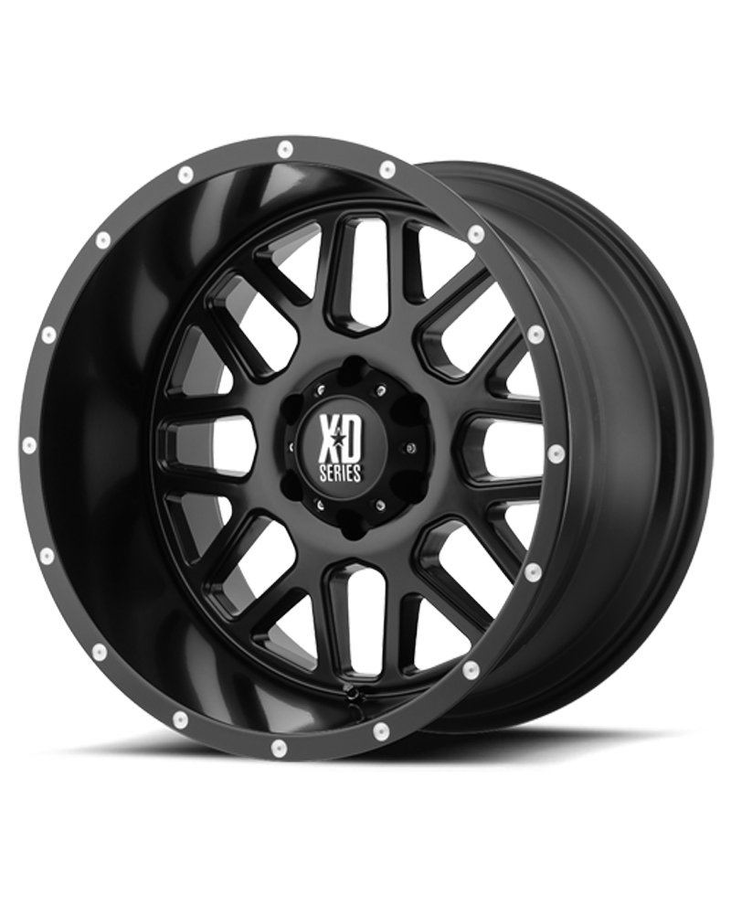 KMC XD WHEELS GRENADE XD820 SATIN BLACK | Showster